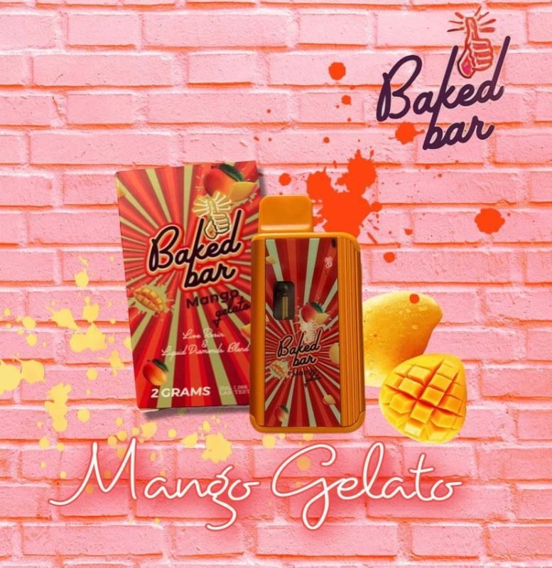 Baked Bar Mango Gelato New Device - Baked Bar